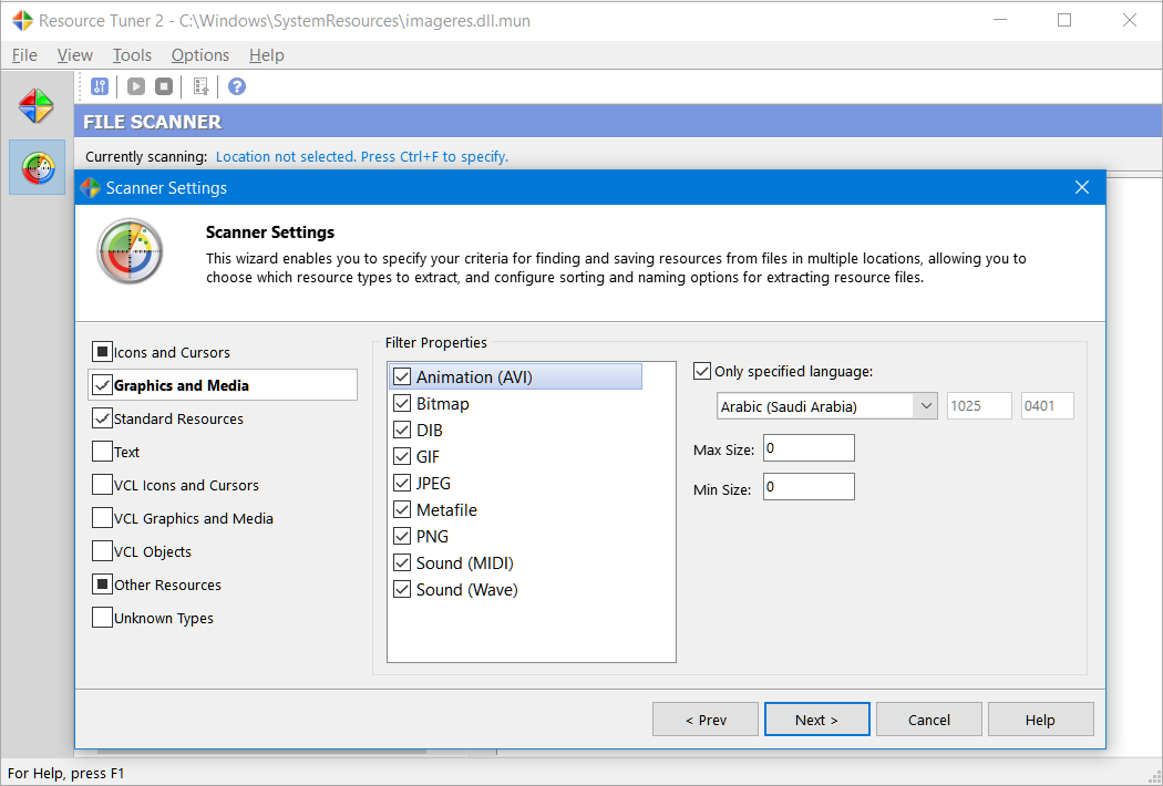 Resource Editor. Resource Editing Software Tool For Windows.
